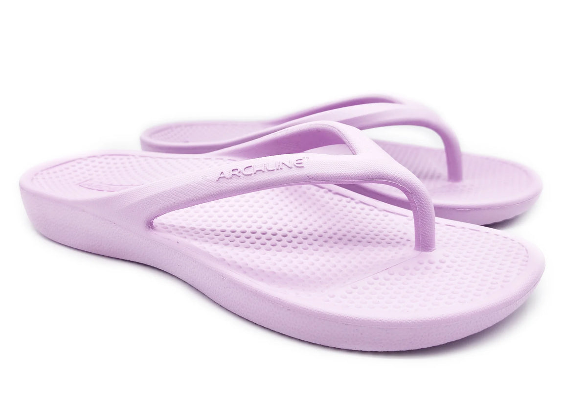 Archline Rebound Orthotic Thongs - Lilac – Axign Medical Malaysia